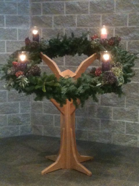 Advent Wreath Stand Repairs | Kerry'd Away