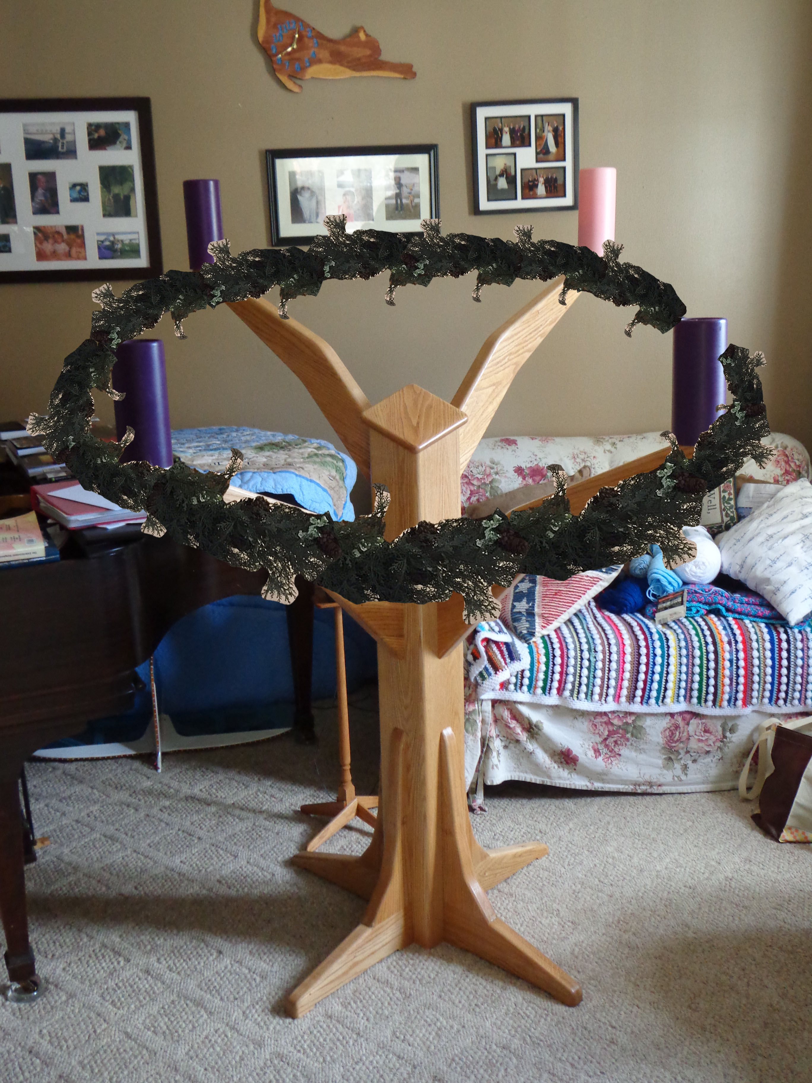 Advent Wreath Stand – On the Altar (Part 6) | Kerry'd Away
